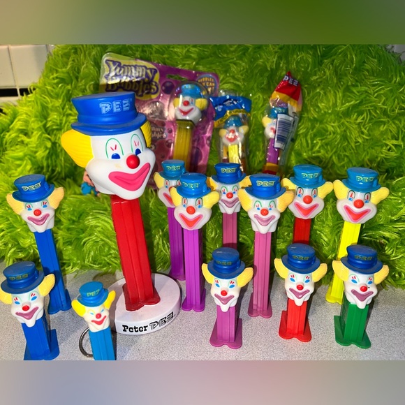 Other | Pez Clown Lotregular Candy Dispensersminiskeychain Bobble ...